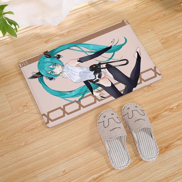 Buy Hatsune Miku Printing Doormat Insole Kitchen Mat Carpet Welcome ...