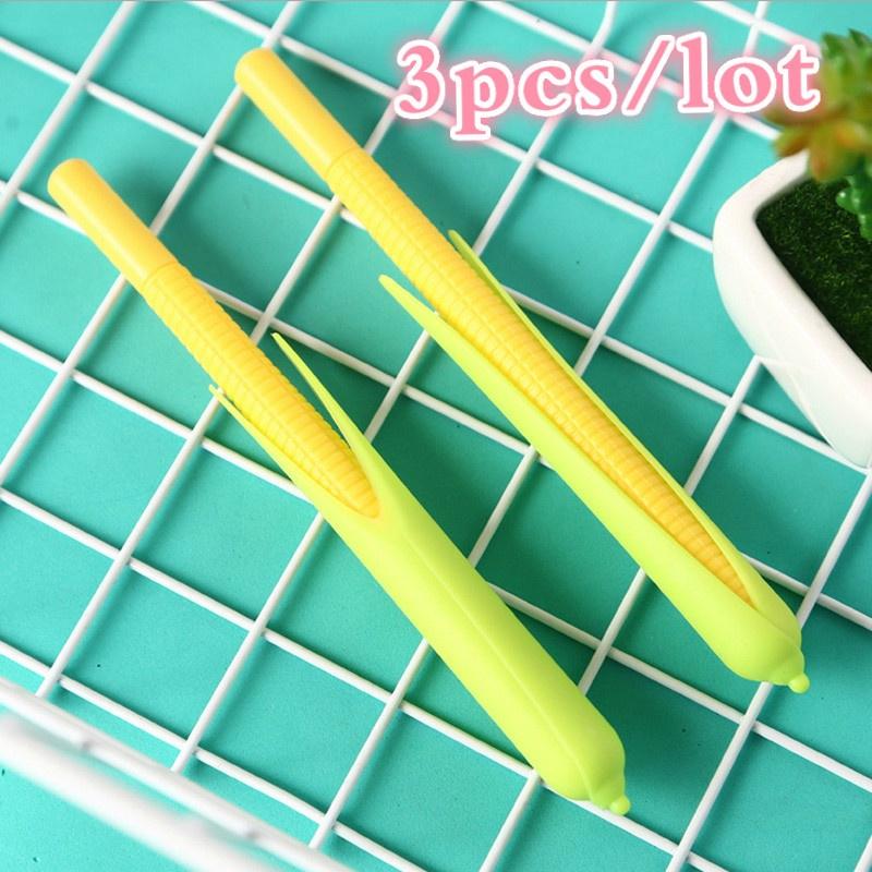 Satın alın 3pcs/lot Soft Rubber Corn Gel Pen Creative Neutral Pen ...