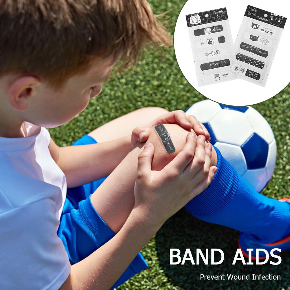 Buy 5pcs/Bag Cute Waterproof Band Aids Kids Cartoon Emergency Adhesive ...