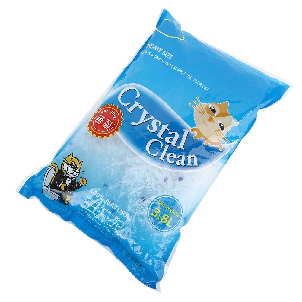 Buy 3.8L Crystal Litter Cat Toilet Water Absorption Deodorizing ...