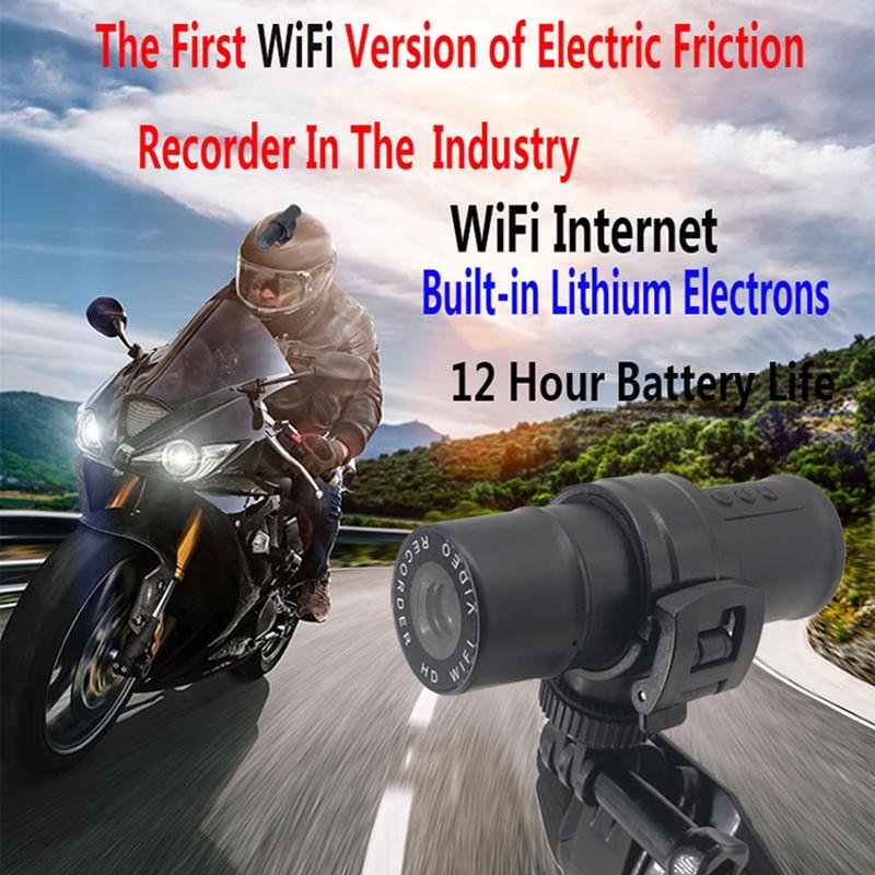 Köp Motorcycle WIFI Driving Recorder Mobile Phone Interconnection HD ...