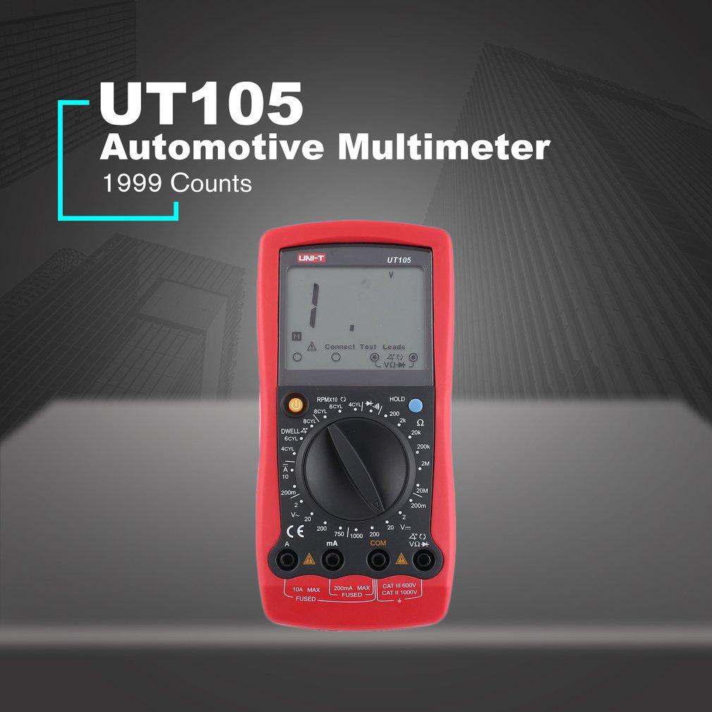 Buy UNI-T Automotive Handheld Multimeter AC/DC Volt Voltmeter Digital ...