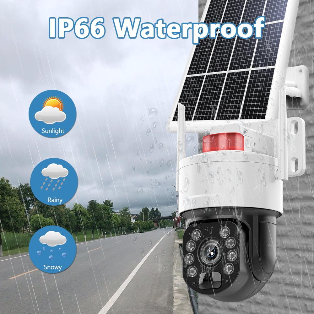 Cheap TUYA 8MP 4G SIM card 40X optical zoom WiFi PTZ IP camera CCTV PIR ...