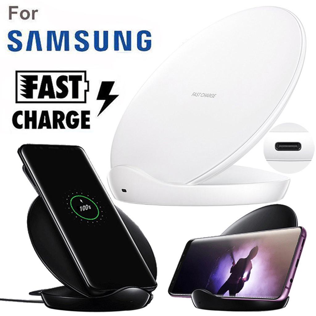 Buy Qi Wireless Charger Double-Coils Charging Stand Dock For Samsung ...