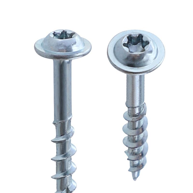 Buy Woodworking Screws Galvanized Coarse Thread Round Head T20 Phillips ...