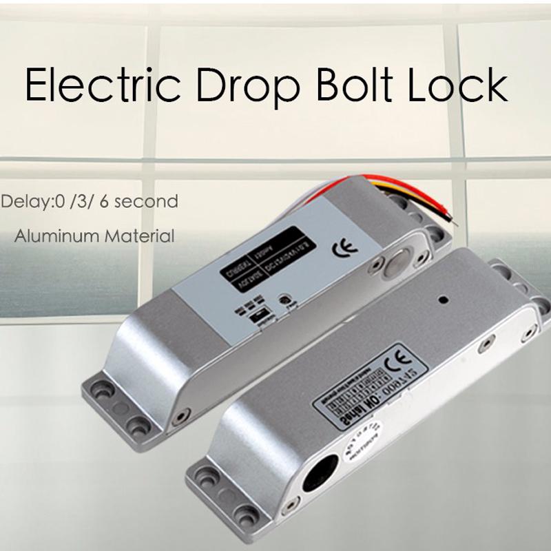 Buy DC12V Timer Fail Safe Electric Drop Bolt Lock for Door Access ...