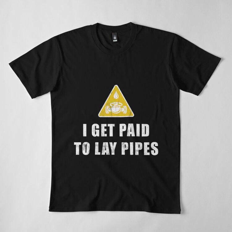 Buy Mens Premium T Shirt 200gsm Cotton Double Yarn Tees I Get Paid