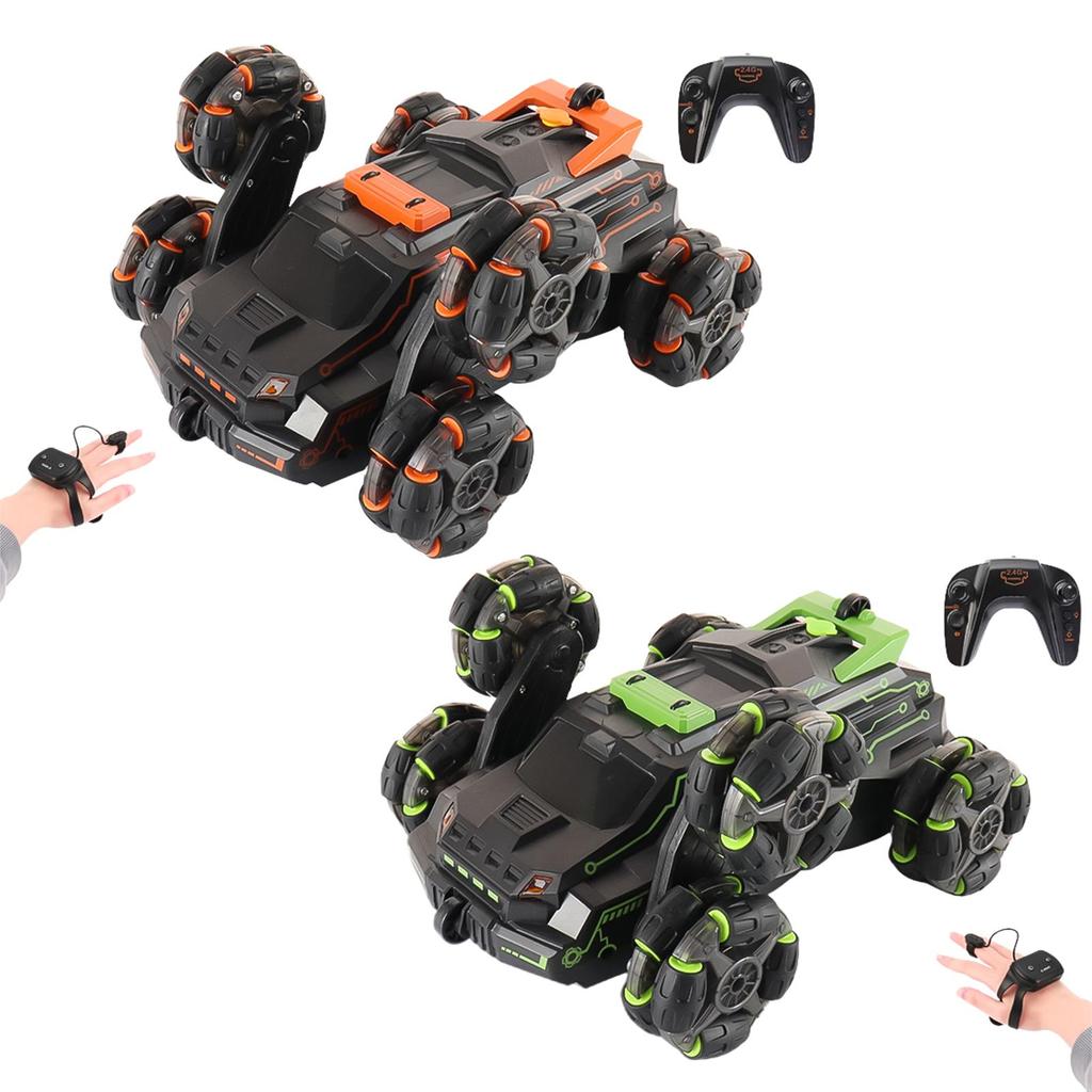 💰Kjøp Multi-Purpose 6 Wheels Stunt Car Toy | 4WD 2.4Ghz Remote Control ...