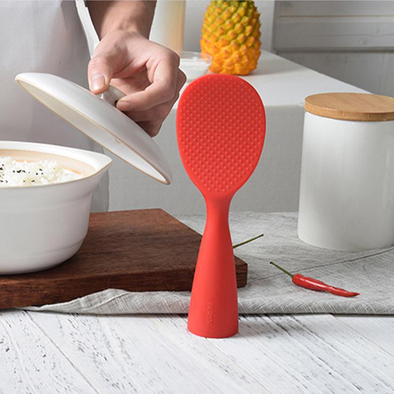 Buy Silicone Rice Spoon Multi Purpose High Temperature Resistance ...