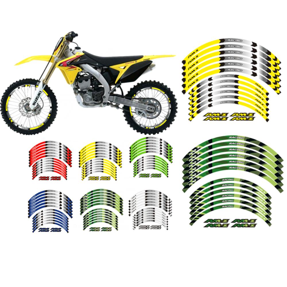 Buy "21 "19 Motorcycle Accessories WHEEL STICKERS FOR SUZUKI RMZ 250 ...