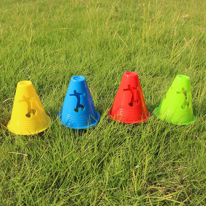 10Pcs Sport Football Soccer Rugby Training Cone Cylinder Outdoor ...