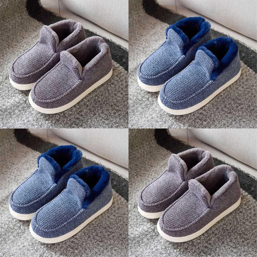 Buy Unisex Warm Lined Slippers Home Waterproof Indoor And Outdoor ...