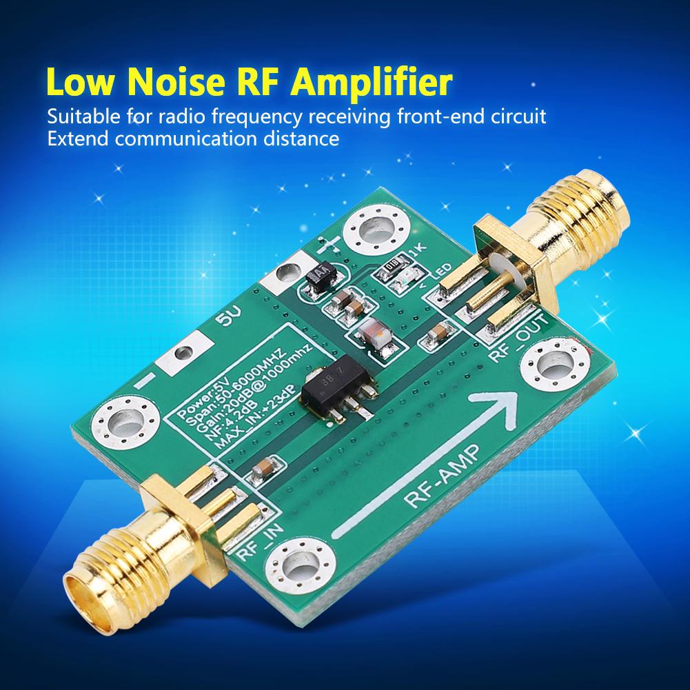 Buy RF Amplifier Module Low Noise Gain 20dB 50‑6000MHz RF WideBand ...
