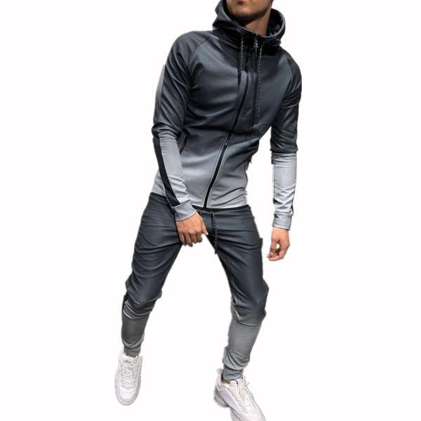 Buy Fashion 3D Printing Zipper Hip-hop Men's Suit Tracksuit Sweatsuit ...