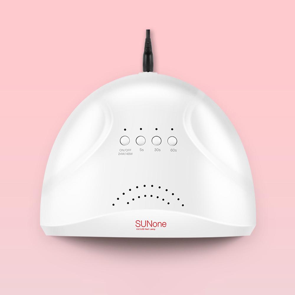 Buy 48W SUN5 LED UV Nail Gel Curing Light Nail Dryer Accessories EU/US ...