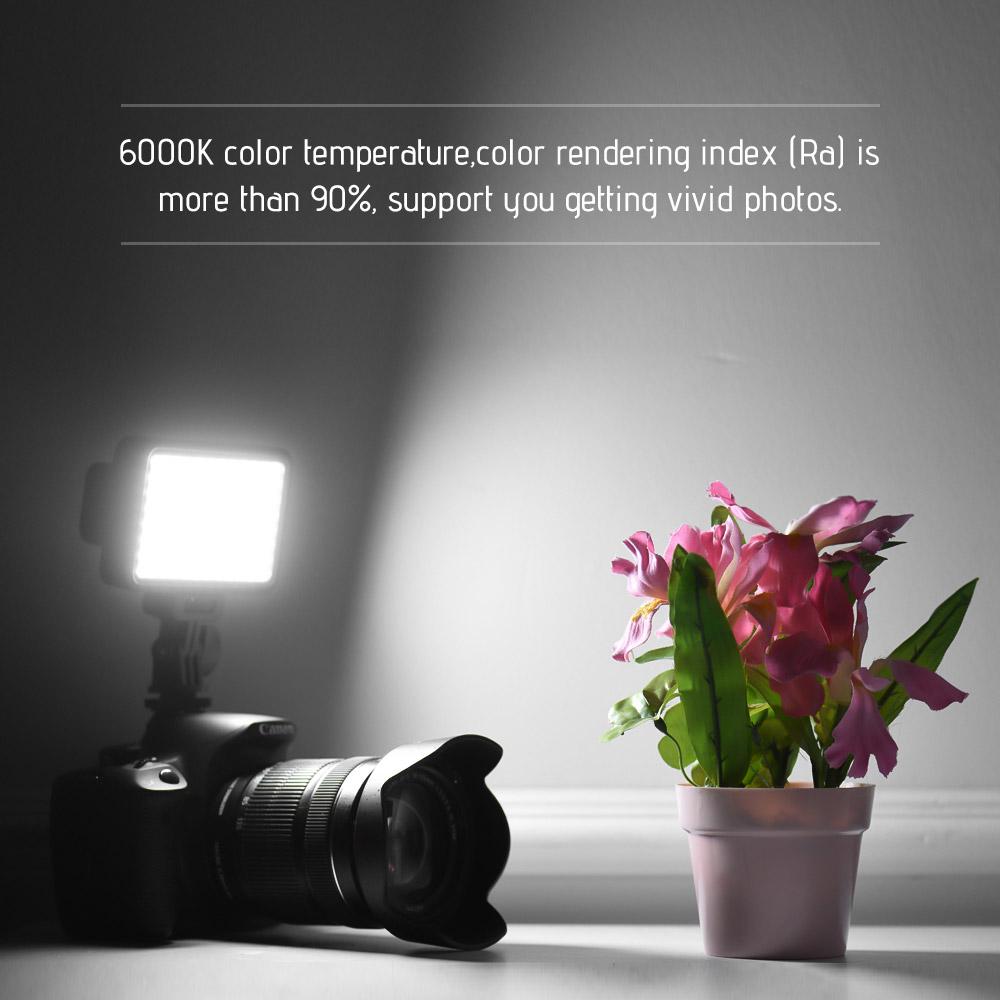 PAD160 LED Video Light 6000K Dimmable Fill Light Continuous Light Panel ...