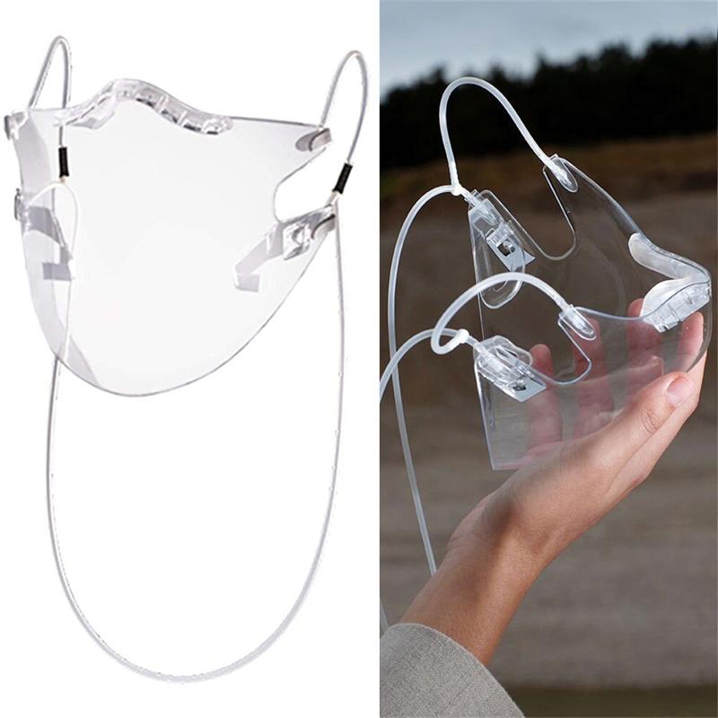 Buy High Appearance PC Mask Protective Mask Transparent Face Mask ...
