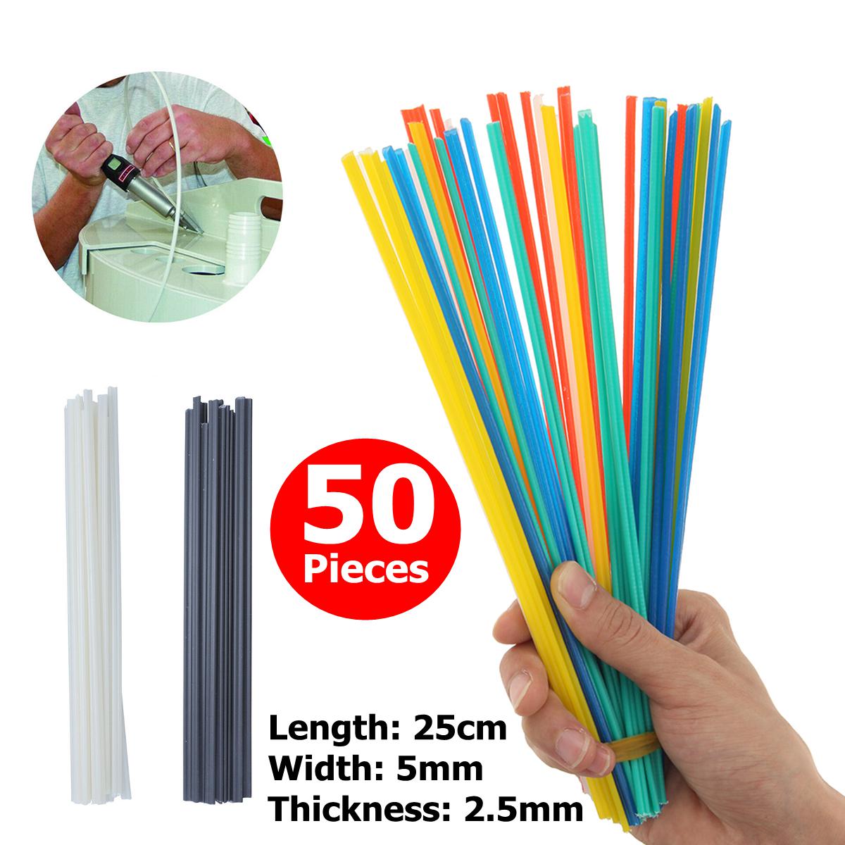 50pcs Plastic Welding Rods Bumper Repair PP/PVC Welding Sticks Welding ...