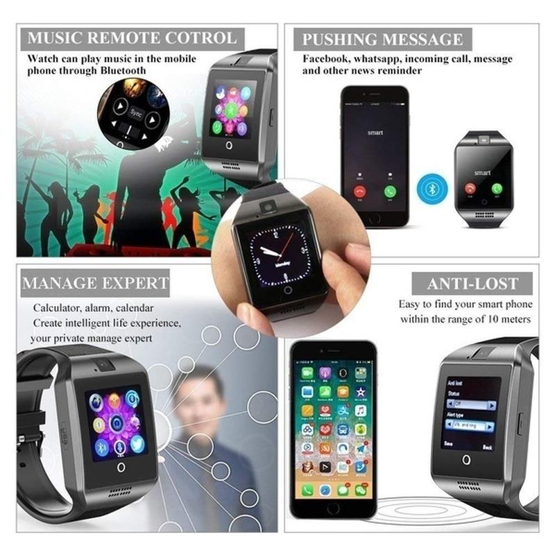 Buy Smart Watch Digital Wrist with Men Bluetooth Electronics SIM Card ...