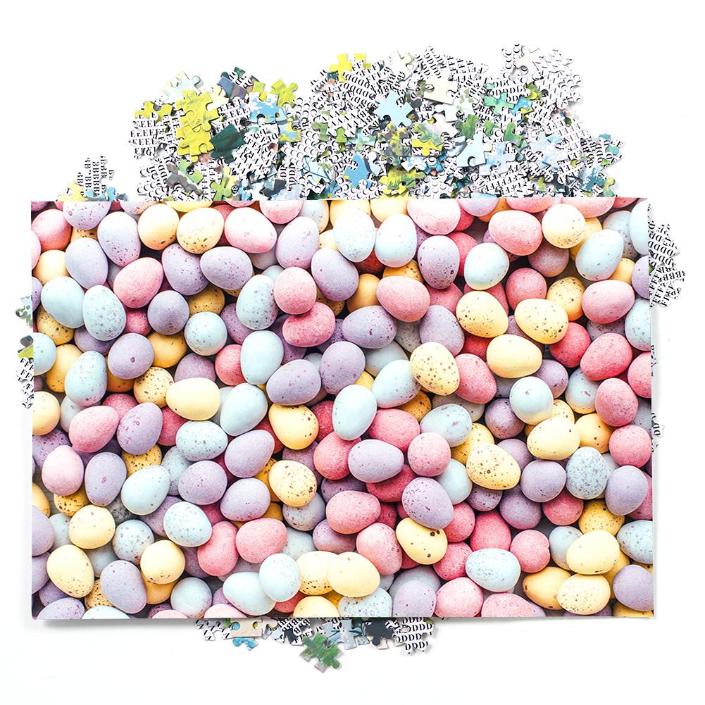 Buy 1000 Pieces Adults Kids Paper Jigsaw Puzzles Easter Egg Assembling ...