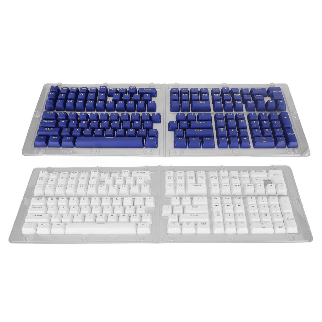 132 Key PBT Keyboard Keycaps OEM Height Secondary Injection Molding DIY ...