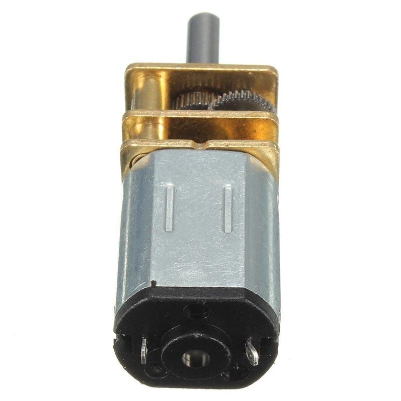 Buy DC Mini Electric Metal Gear Motor Gearwheel N20 3mm Shaft Box Motor ...