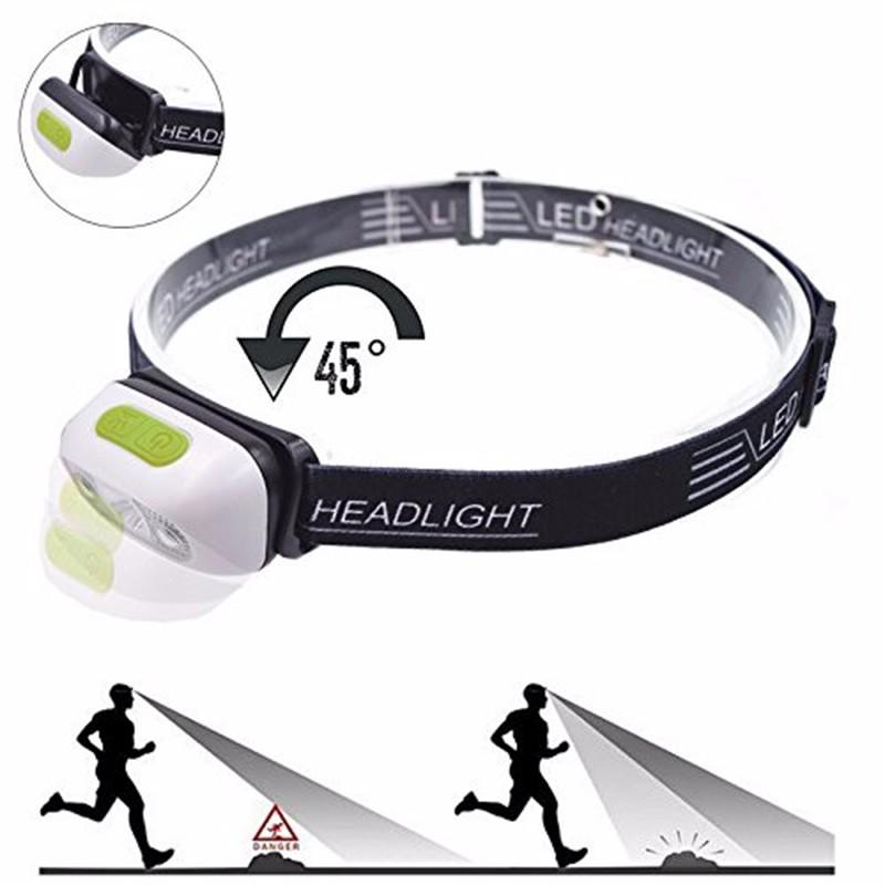 USB Induction Glare Charging Headlight Hands-Free LED Headlamp Outdoor ...