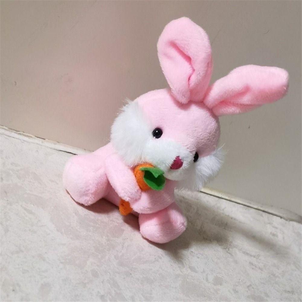 Cheap Plush Toys Car Keys Ring Cute Plush Doll Keychain Bunny Key ...