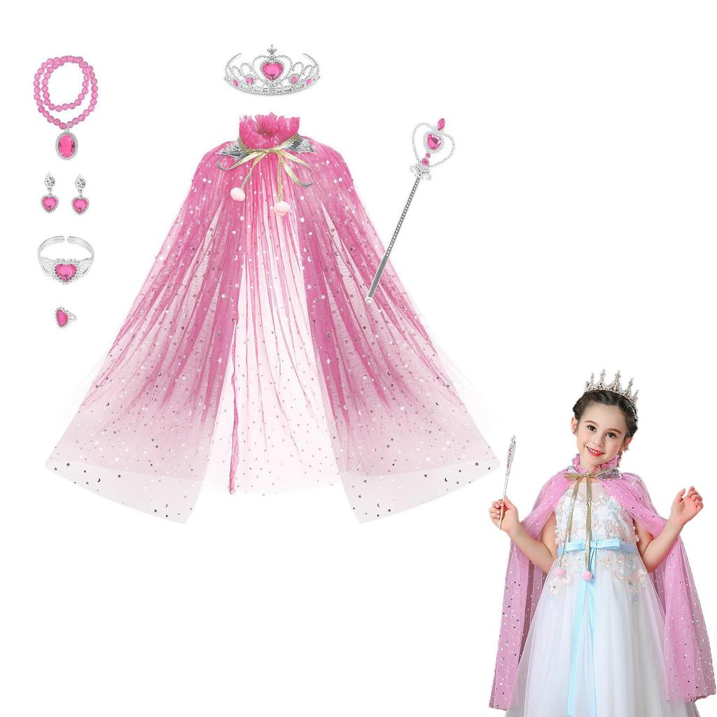 Buy Princess Cape-Girls Princess Capes for Dis-ney Princess Pretending ...