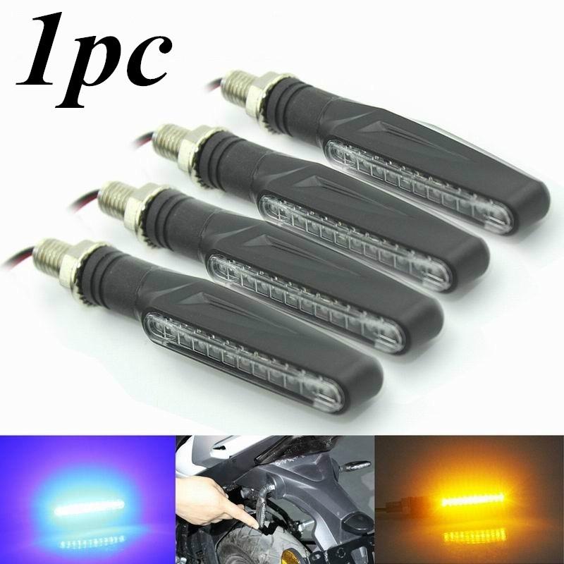 Universal 12v LED Blinkers Flashers Bright Flexible Light Turn Signals ...