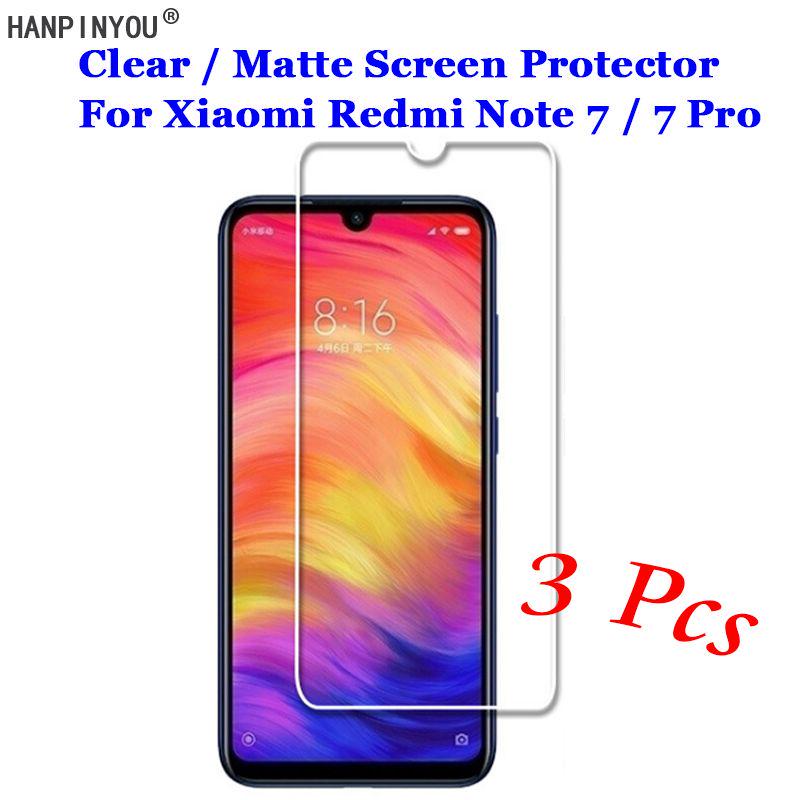 Buy 3 Pcs For Xiaomi Redmi Note 7 / Pro Clear Glossy /Anti-Glare Matte ...