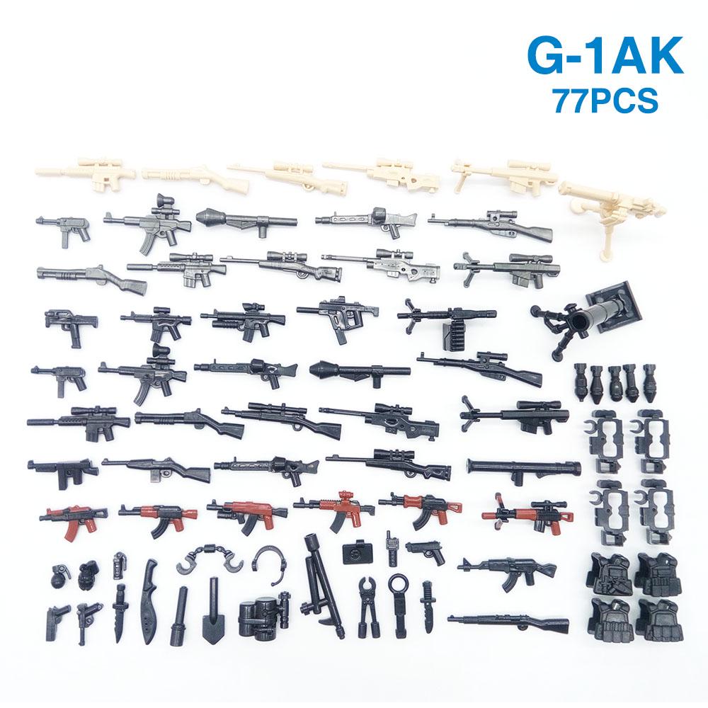 Buy 115pcs /Lot Weapons Pack Army Soldier Figures Military Series Swat ...