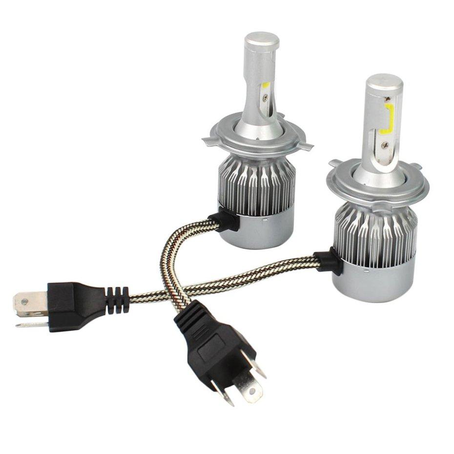 Buy 2Pcs 20000LM 6000K LED Light Headlight Kit Car High Low Beam Bulb ...
