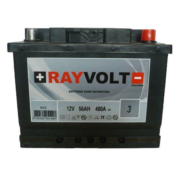 Buy Car Battery Rayvolt Rv2 56ah 480a Acdgb 556201 at affordable prices ...