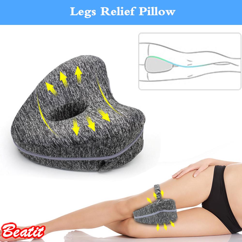 Buy Universal Memory Foam Relief Leg Pillow Legs Positioner Pillows ...