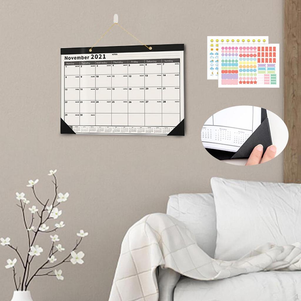 Buy Desktop Calendar Table Work Top Planner Organizer for Home Office ...