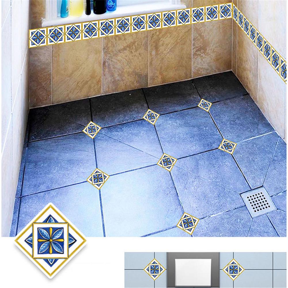 Buy 21pcs/set Tile Sticker Self Adhesive Diagonal Stickers For Bath ...