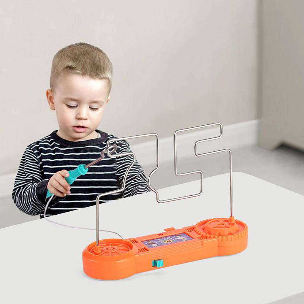 Buy Children Collision Electric Shock Toy Education Touch-Maze Game ...