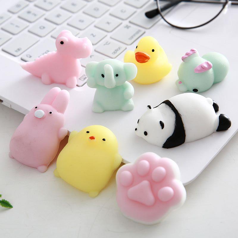 1pcs Kawaii Squishy Toy Mini Squeeze cat Cute small animals Stress Hand ...