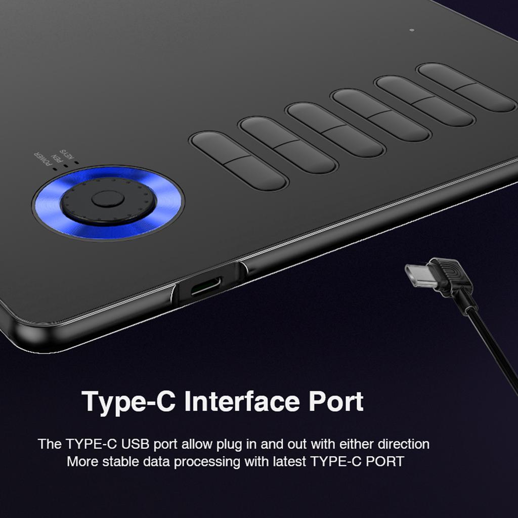 Buy VEIKK A15 Pro Graphic Drawing Tablet with 8192 Sensitivity Battery ...