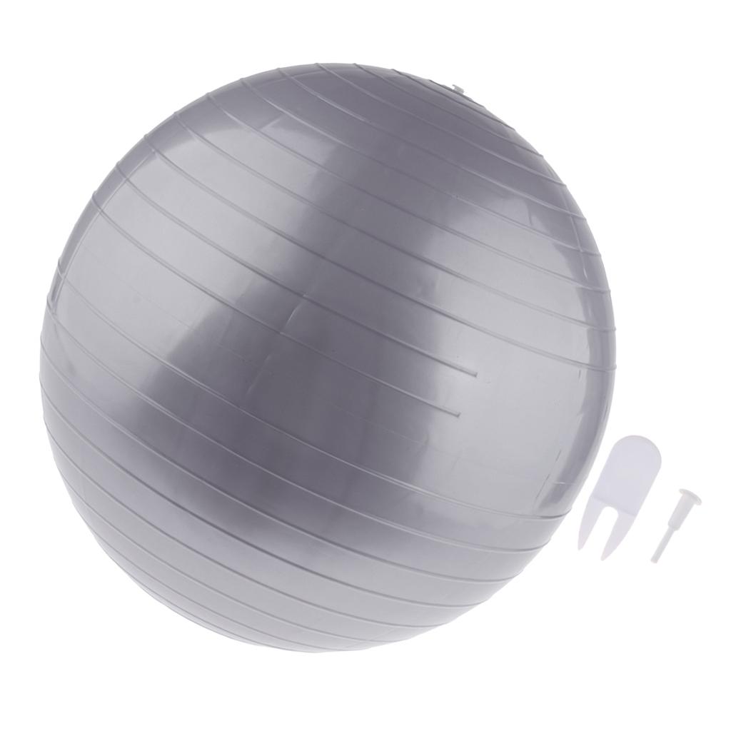 Buy PVC Yoga Ball Exercise Fitness Balance Air Plug Anti Burst 45cm ...