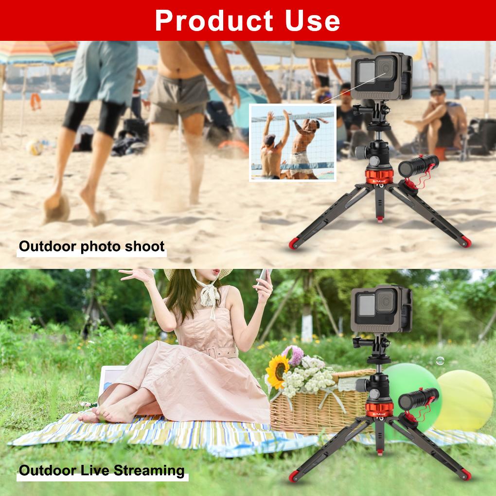 PULUZ Desktop Tripod Selfie Portable Adjustable Cameras Holder with ...