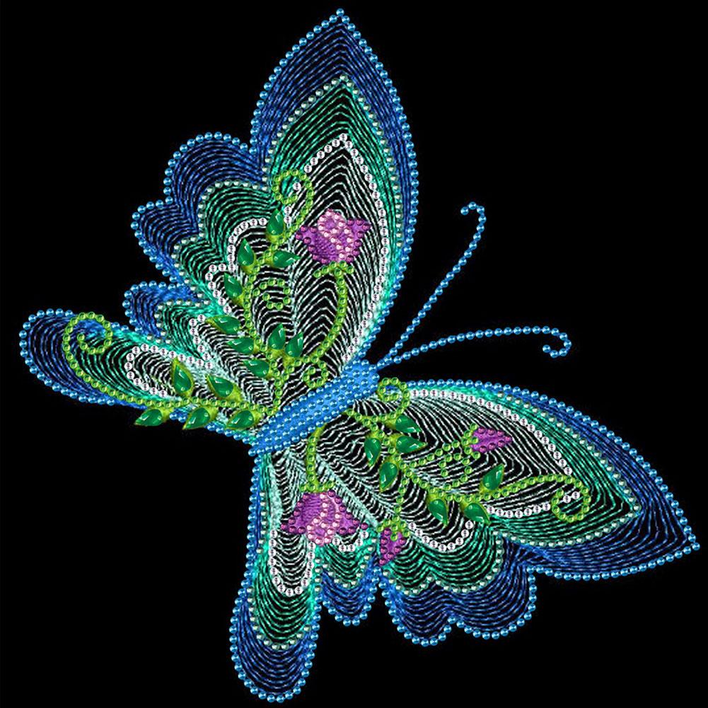 Satın alın 5D Diamond Painting Kit Butterfly Partial Special Shape ...