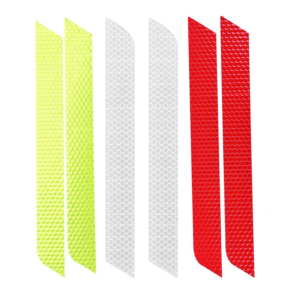 Buy 2pcs Car Reflective Sticker Decal Warning Tape Rear Tail Light ...