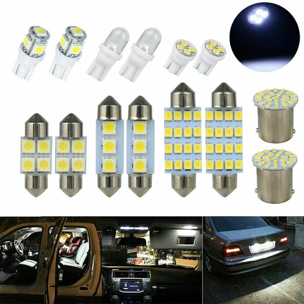 Buy 14pcs LED 1157 T10 31 36mm Car Auto Interior Map Dome White ...