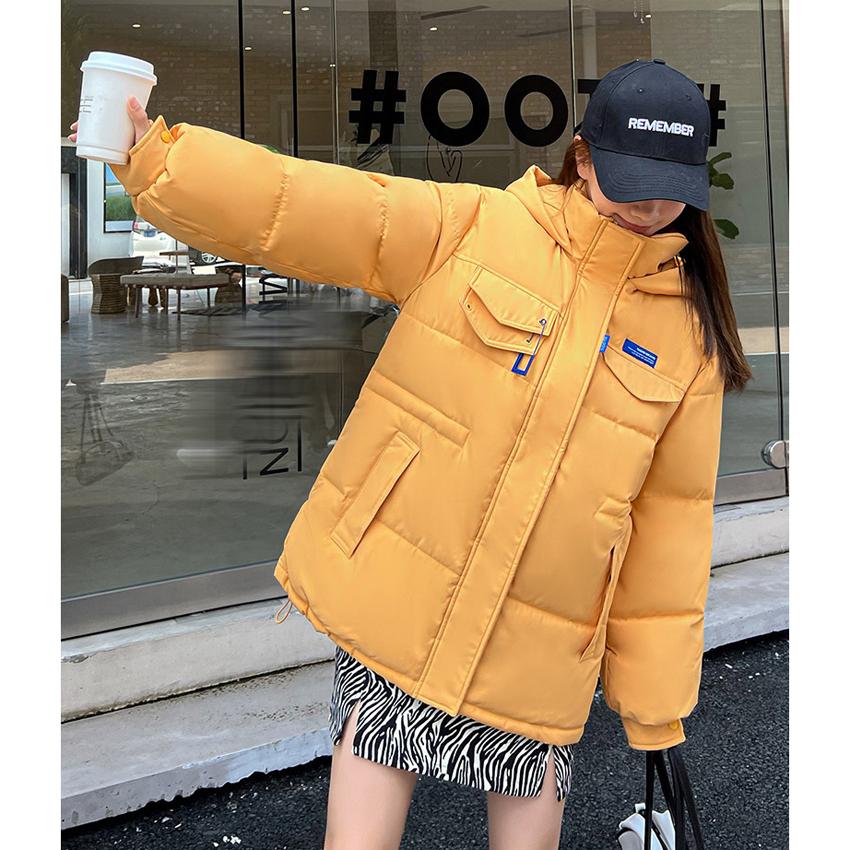Cheap Autumn Winter Thicken Warm Parka Women Casual Big Pocket Solid ...