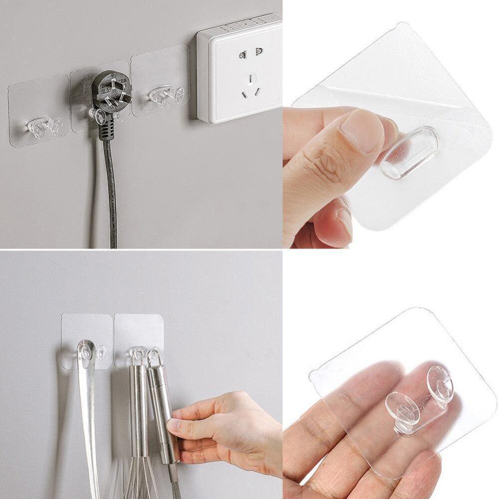 Cheap 10 Pcs Strong Adhesive Hook Power Plug Socket Hanger Holder Wall ...
