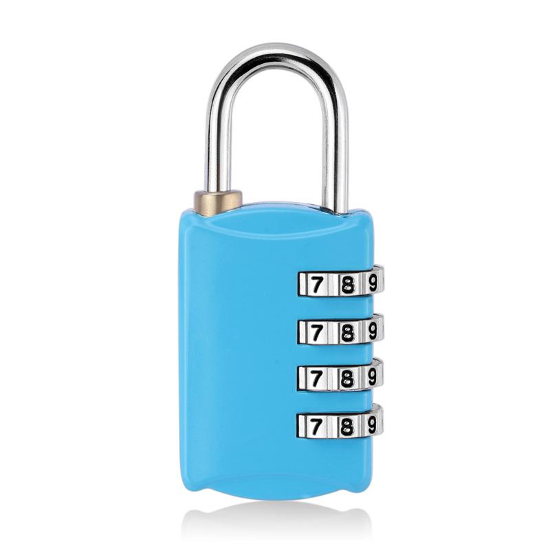 Buy Luggage Travel Lock 4 Dial Digit Password Lock Combination Suitcase ...