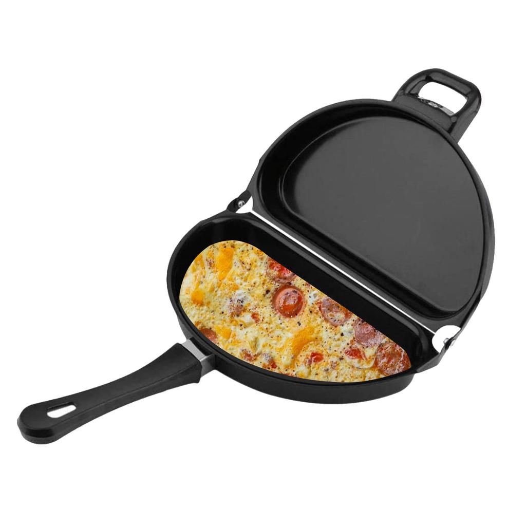 Frittata and Omelette Pan Nonstick Double Side Folding Pan uygun ...