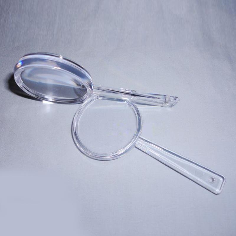 Plastic Handheld Magnifier 3X-5X Magnifier Mini Pocket Magnifying Glass ...